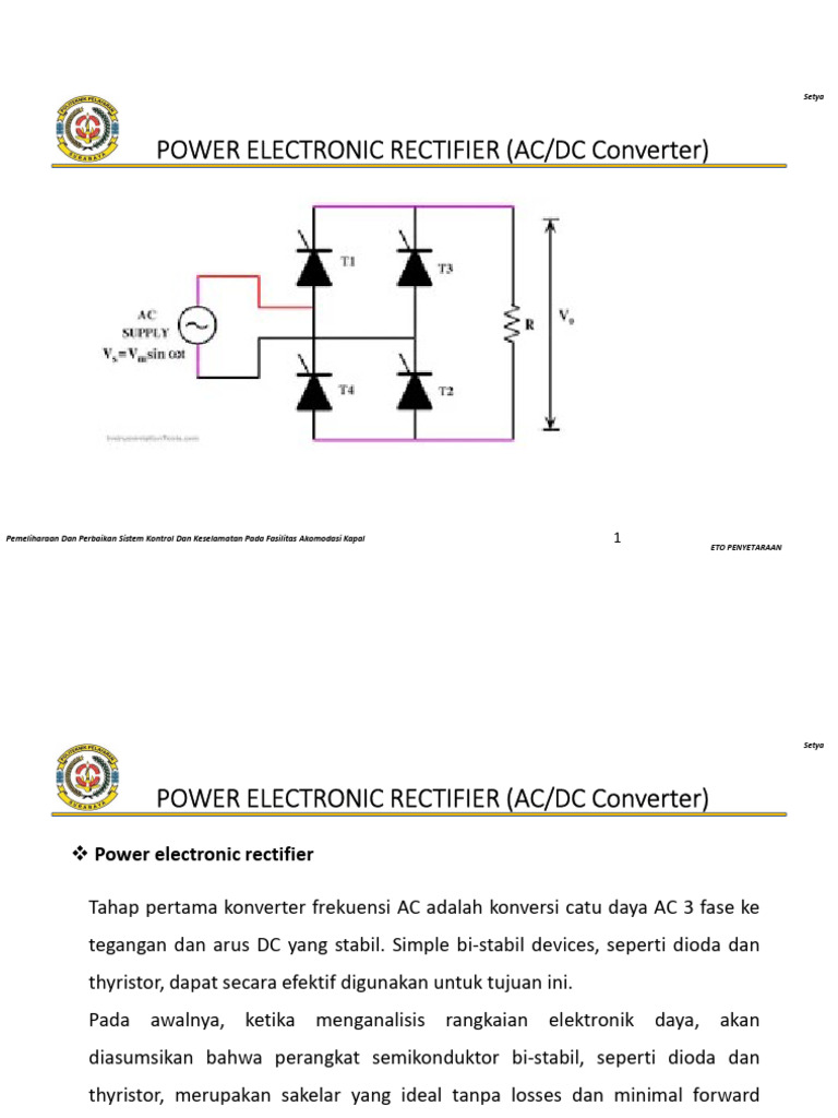 Power Electronic Rectifier Converters | PDF