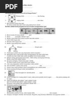 Soal Bahasa Indonesia Kelas 2 Bab 3 Berhati-Hati Di Mana Saja | PDF