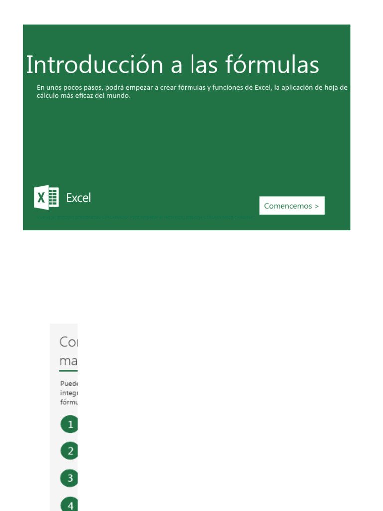 Guía Básica de Fórmulas en Excel | PDF | Microsoft Excel | Multiplicación