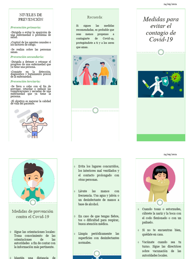 Triptico Medidas Preventivas Covid | PDF | Asistencia sanitaria ...