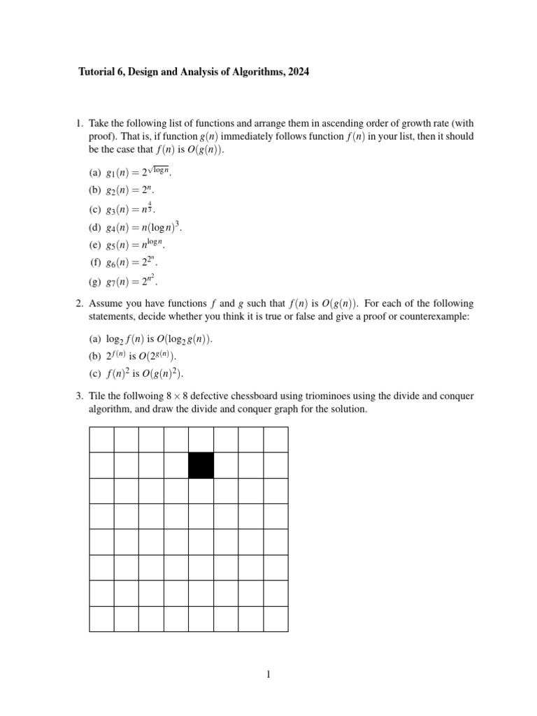 Tutorial 06 | PDF | Theoretical Computer Science | Mathematical Relations