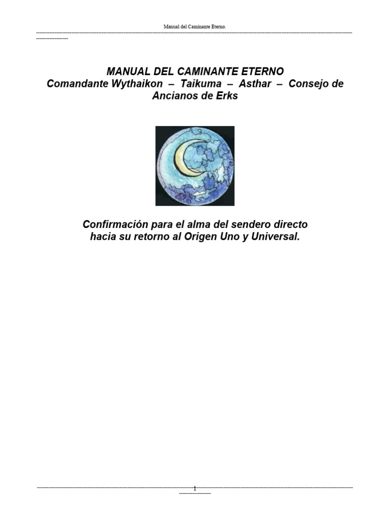 Libro-Manual Del Caminante Eterno | PDF | Amor | Evolución