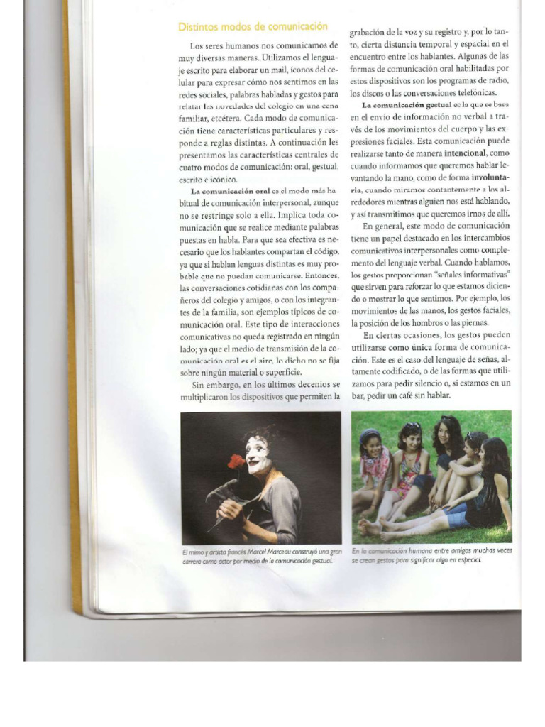 Modos de Comunicación 1 | PDF