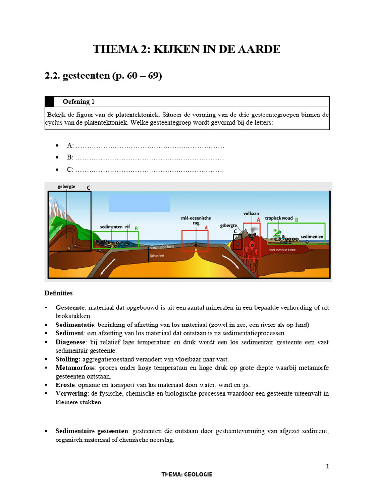 Cursus 2.2. Gesteenten | PDF