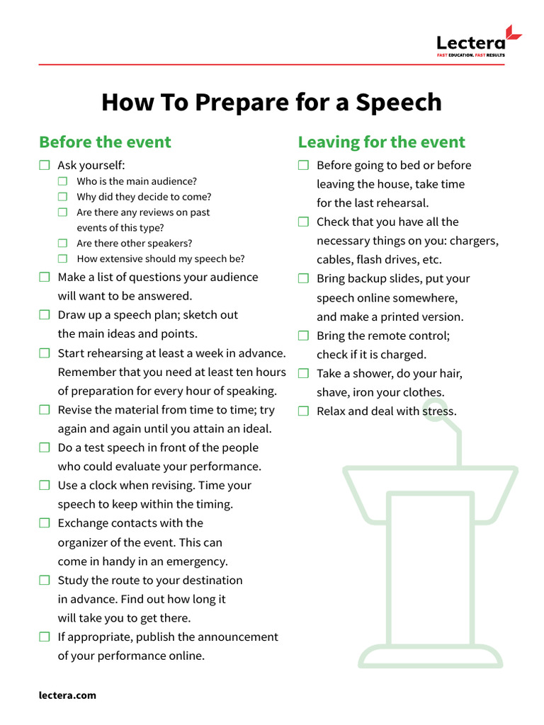 0063 - U8 How To Prepare For A Speech | PDF | Human Communication