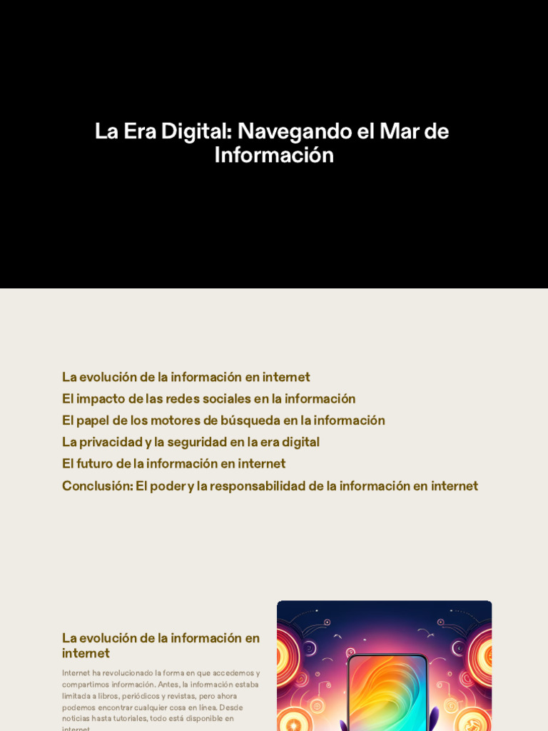 Futuro y evolución de la era digital | PDF | Internet | Servicio de ...