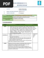 Sesión de Aprendizaje Refuerzo Escolar-2023 | PDF