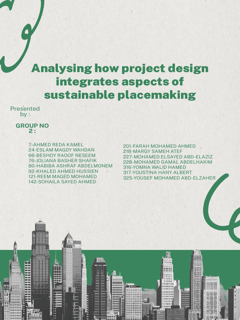 Analysing How Project Design Integrates Aspects of Sustainable ...
