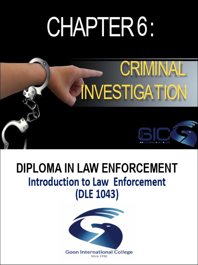 Law Enforcement & Crime Investigation | PDF | Prosecutor | Criminal Law