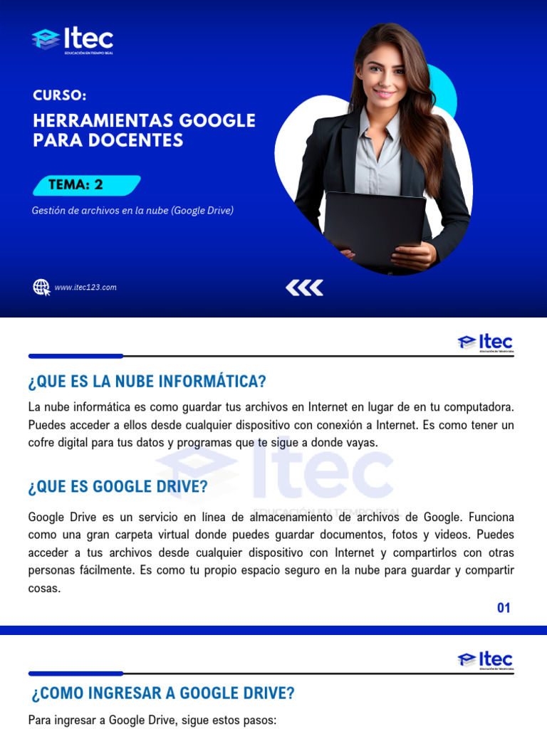 Cómo usar Google Drive eficazmente | PDF | Archivo de computadora ...
