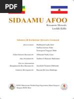 Sidaamu Afoo PDF | PDF