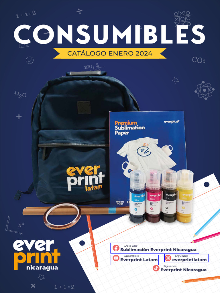 Everprint Nic - Catalogo Consumibles 2024 | PDF | Materiales