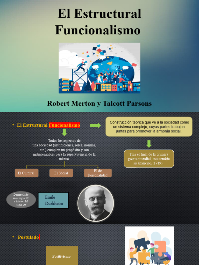 Estructural Funcionalismo | PDF | Sociedad | Psicología Social