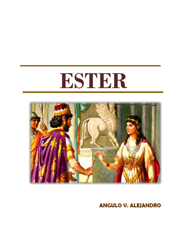 Estudio Bíblico Ester | PDF | Esther | Libro de Ester
