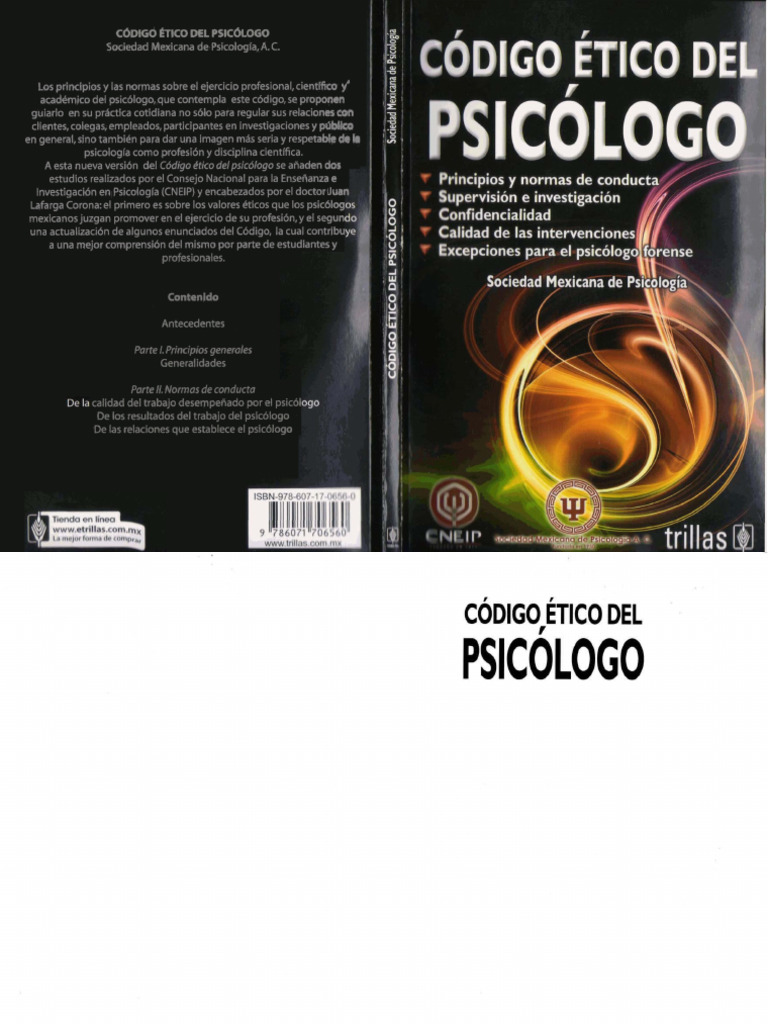 Código Ético Del Psicólogo (Sociedad... (Z-Library) | PDF | Crecimiento ...
