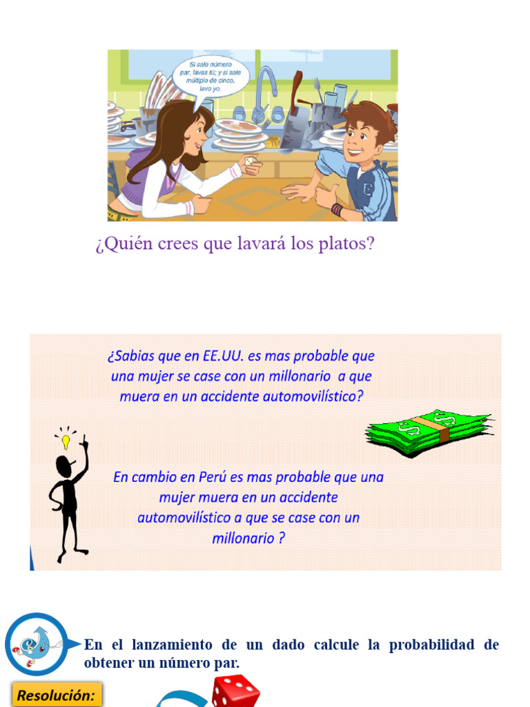 Probabilidad en Lanzamiento de Dados | PDF | Teoría de probabilidad ...