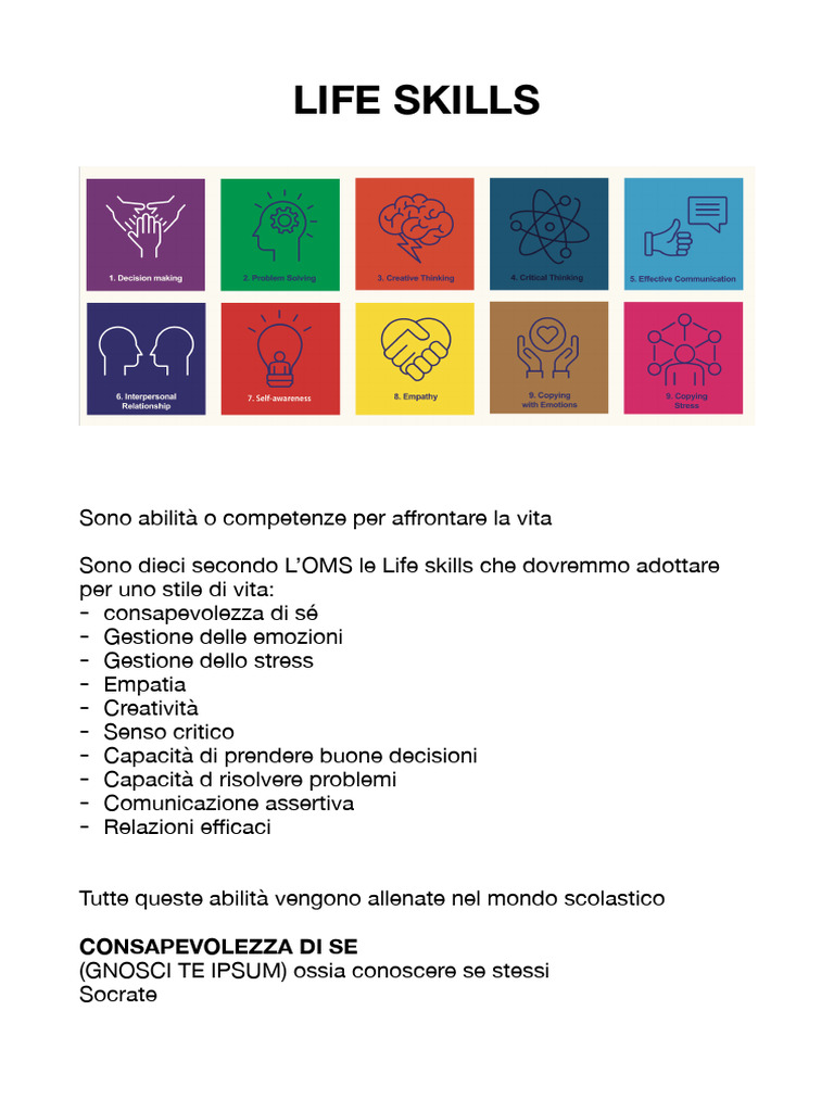 Life Skills | PDF