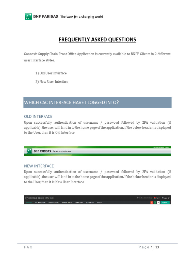 Frequently Asked Questions: Which CSC Interface Have I Logged Into ...