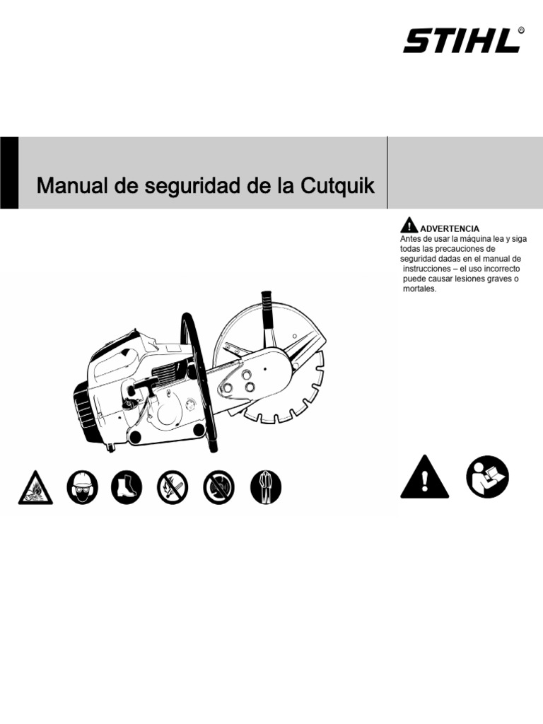 Manual de Seguridad de La Cutquik | PDF | Textiles | Motores Manual de Seguridad de La Cutquik | PDF | Textiles | Motores