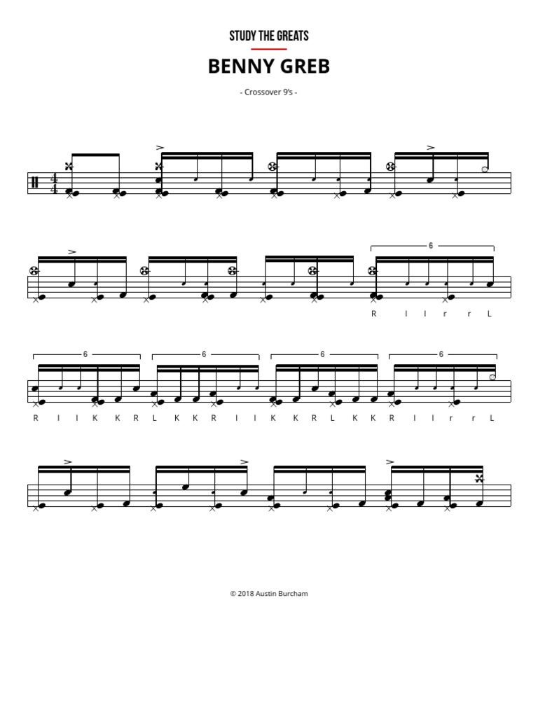Crossover Benny Greb | PDF