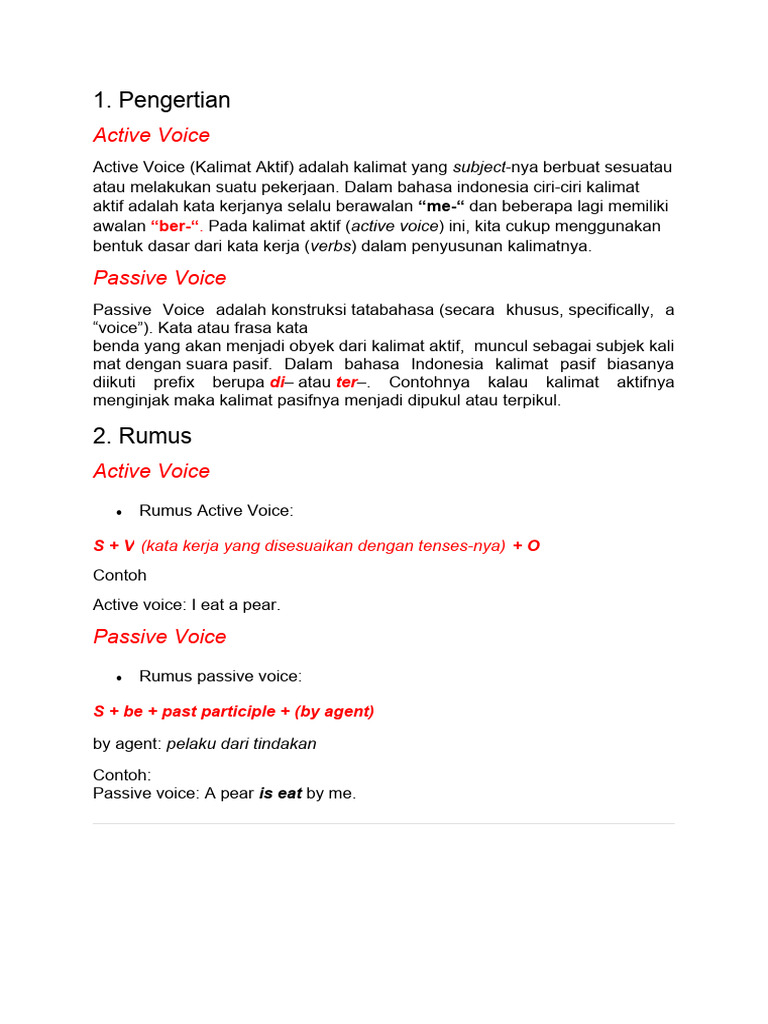 Active Voice | PDF