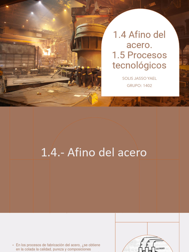 Afino y procesos del acero moderno | PDF | Arrabio | Hierro