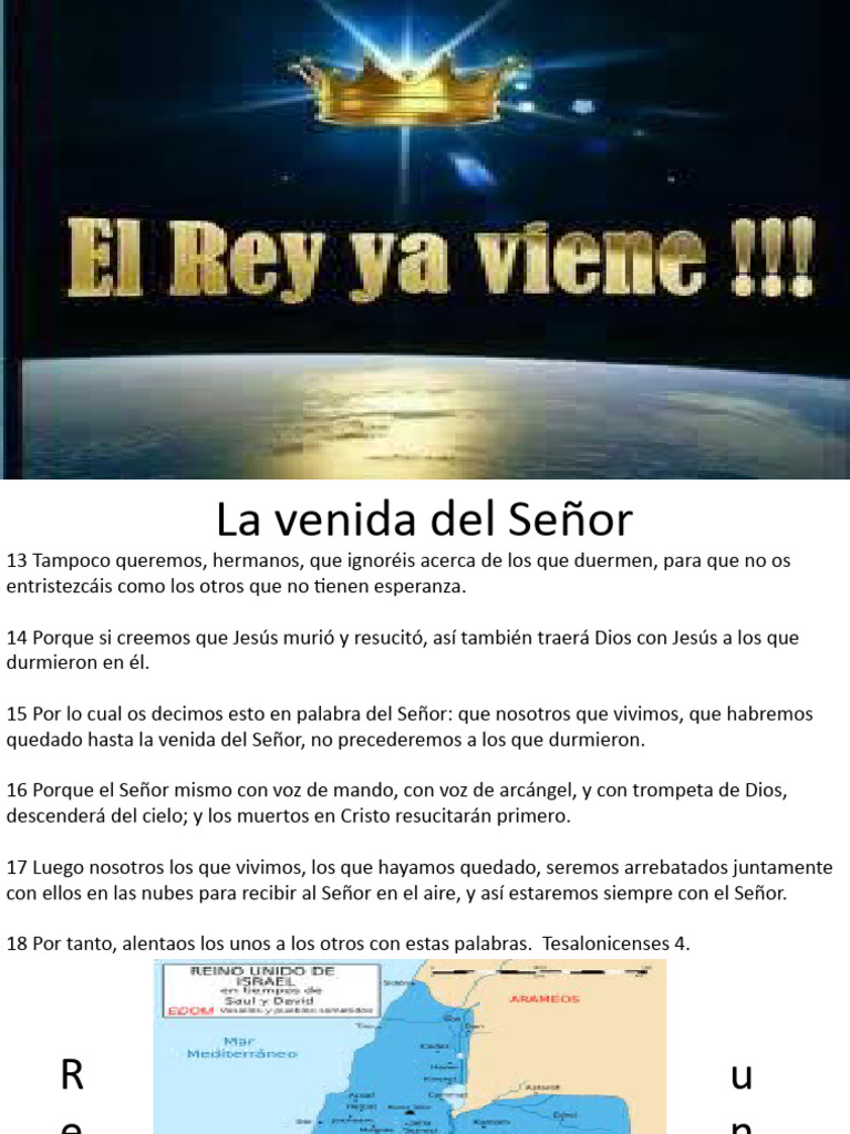 El Rey Ya Viene! Original | PDF | Ismael | Jesús