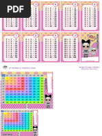 Tablas de Multiplicar de Roblox PDF | PDF