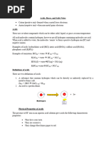 Inorganic Chemistry Notes | PDF
