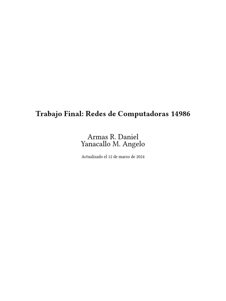 TrabajoFinal - RED WAN CON OSPF | PDF | Enrutador (Computación) | Red de área amplia