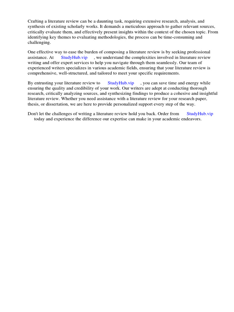 Literature Review Example Apsa | PDF | Literature Review | Thesis