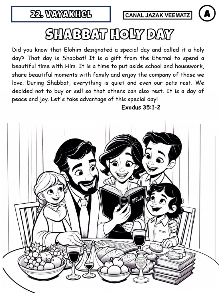 22 Parasha Vayakhel For Kids | PDF | Tabernacle | Book Of Exodus