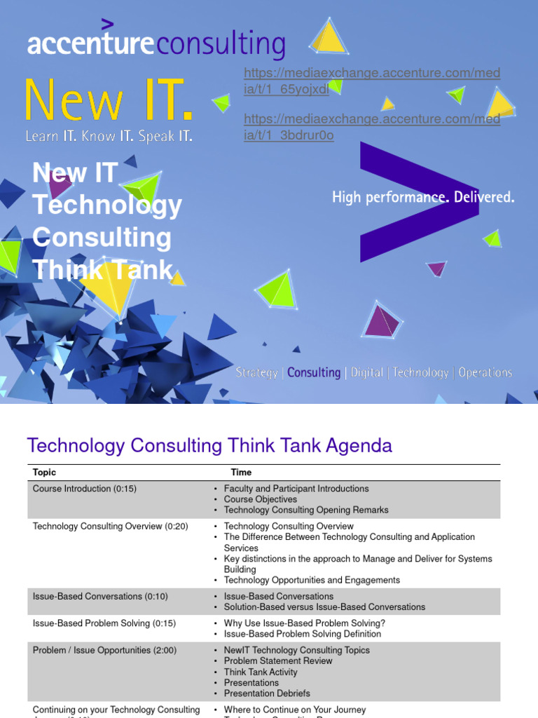 NewIT Technology Consulting Think Tank - Participants | Download Free ...