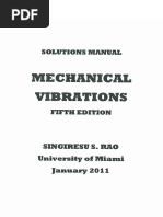 Mechanical Vibrations Fifth Edition Solutions Manual | PDF | Portable Document Format | Computing