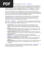 Example of Literature Review Poster | PDF | Systematic Review | Methodology