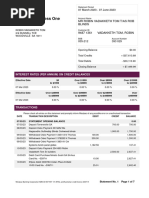NAB Account Statement Summary | PDF | Credit Card | Debits And Credits