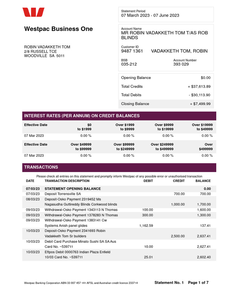 Estatement | Download Free PDF | Overdraft | Debit Card