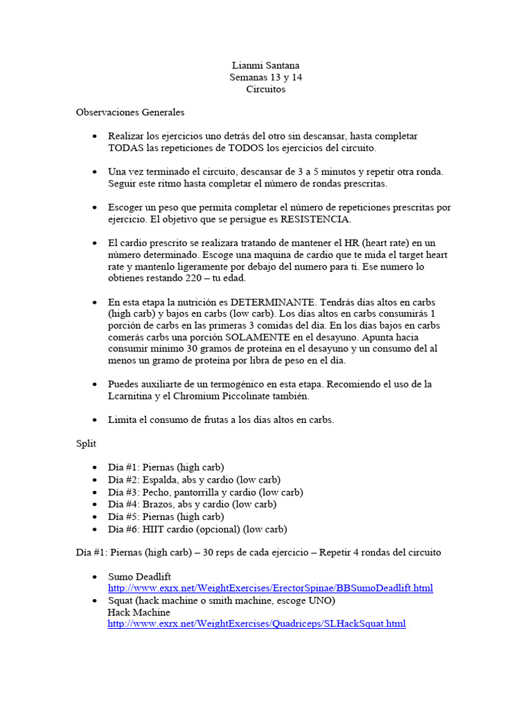 Lianmi Santana semanas 13 y 14 | PDF