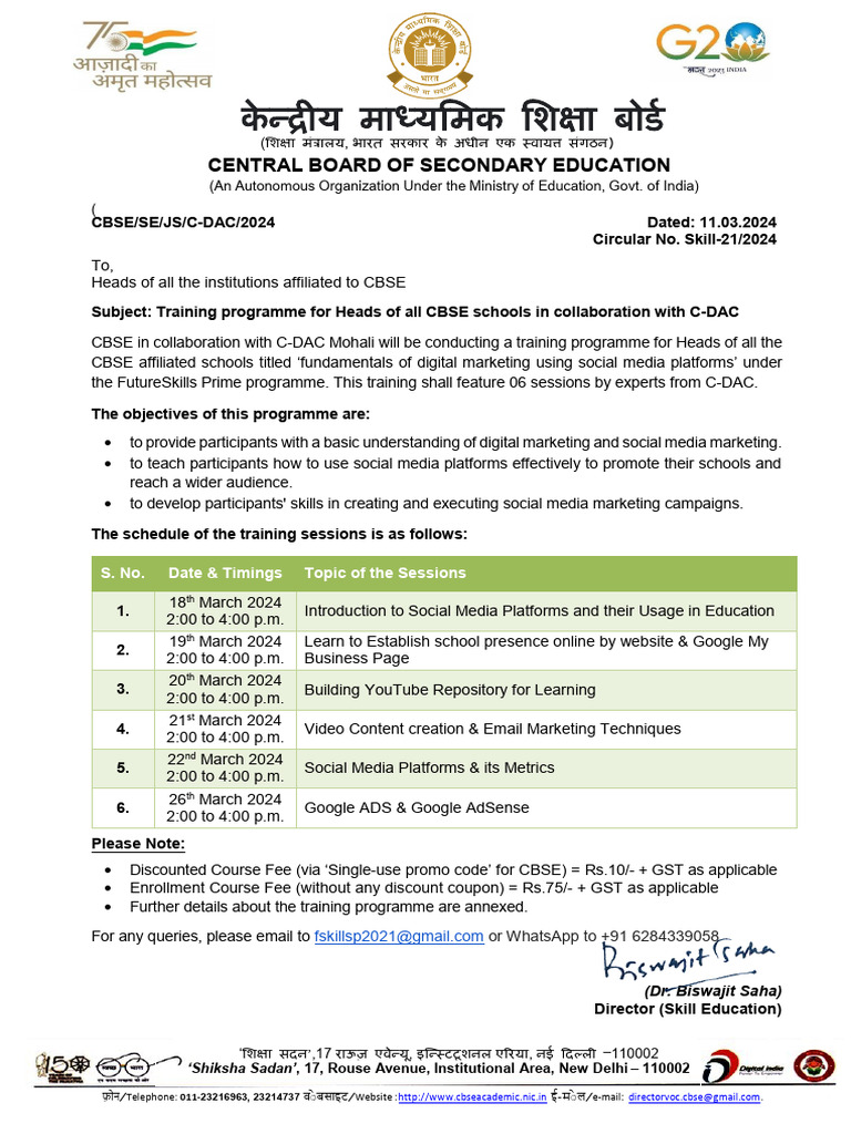 21 Circular 2024 | PDF | Social Media | Popular Culture & Media Studies