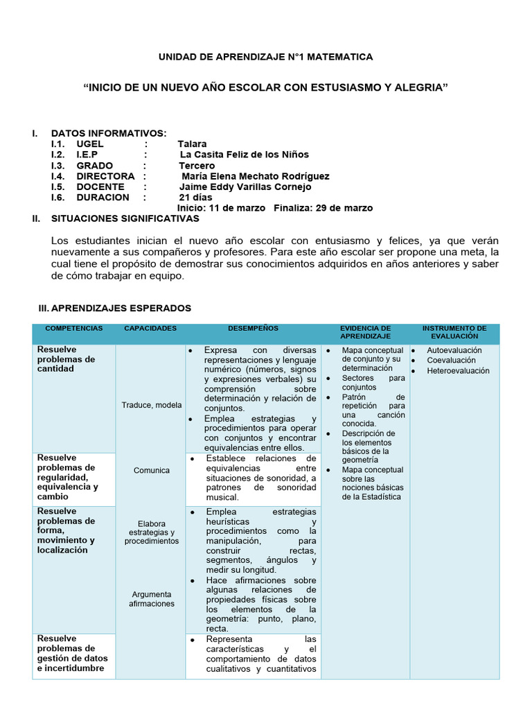 Matemáticas para Tercero: Unidad 1 | PDF | Geometría | Conjunto ...
