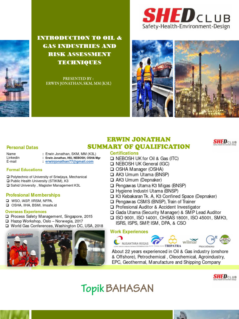 Webinar#03 - BPK Erwin J - 9 Mei 2020 - Introduction To Oil & Gas ...