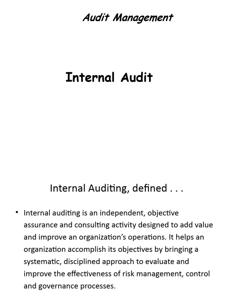 Internal Auditing | PDF | Audit | Internal Audit
