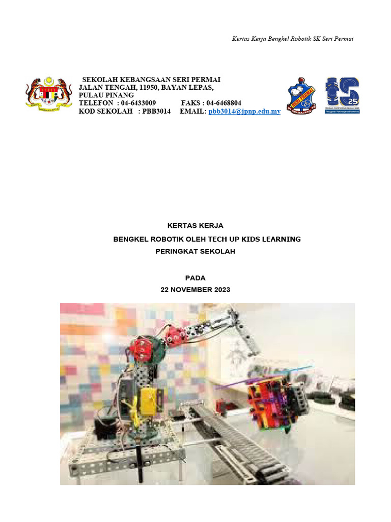 Kertas Kerja Bengkel Robotik | PDF