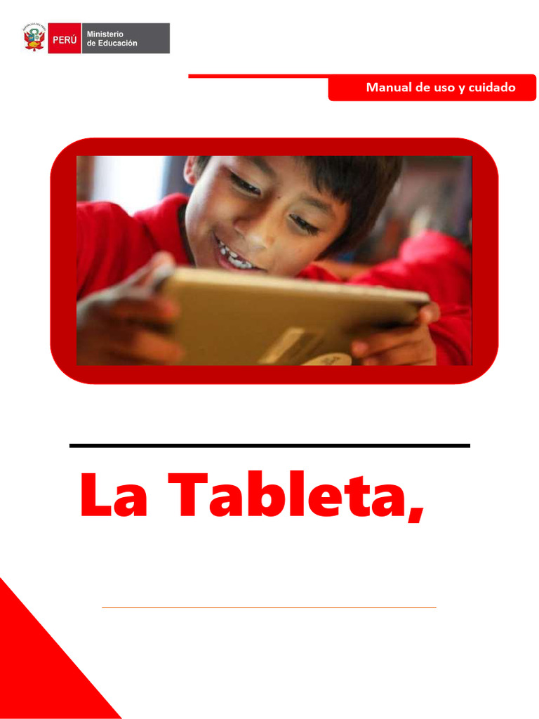 Manual de Uso - Tabletas - v3 | PDF | Tableta | Cargador de batería