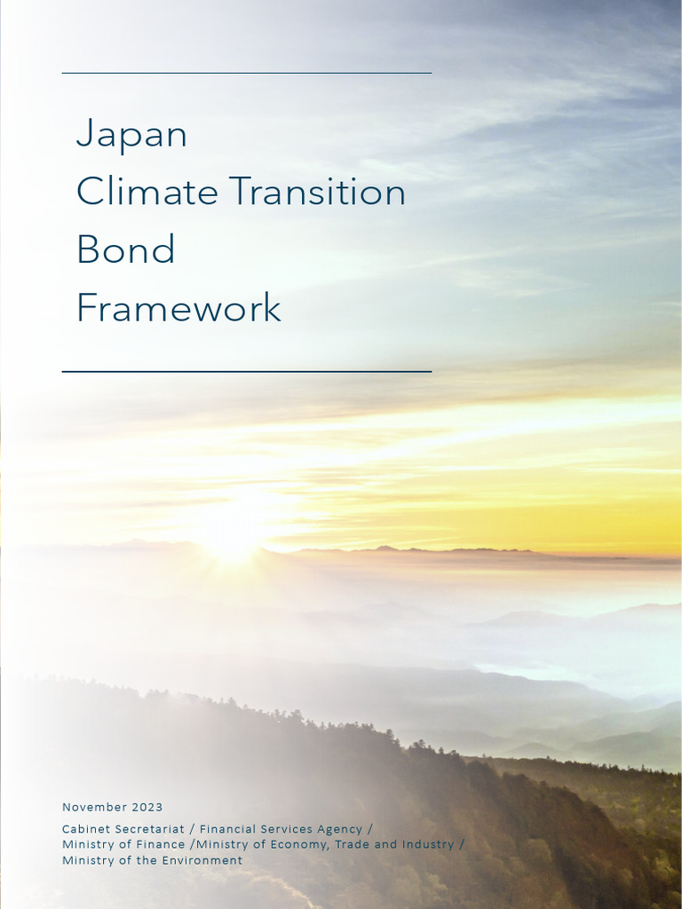 Climate Transition Bond Framework Eng Pdf Climate Change Mitigation