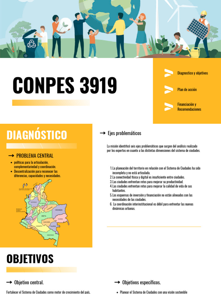 Conpes 3919 | PDF | Sustentabilidad | Planificación