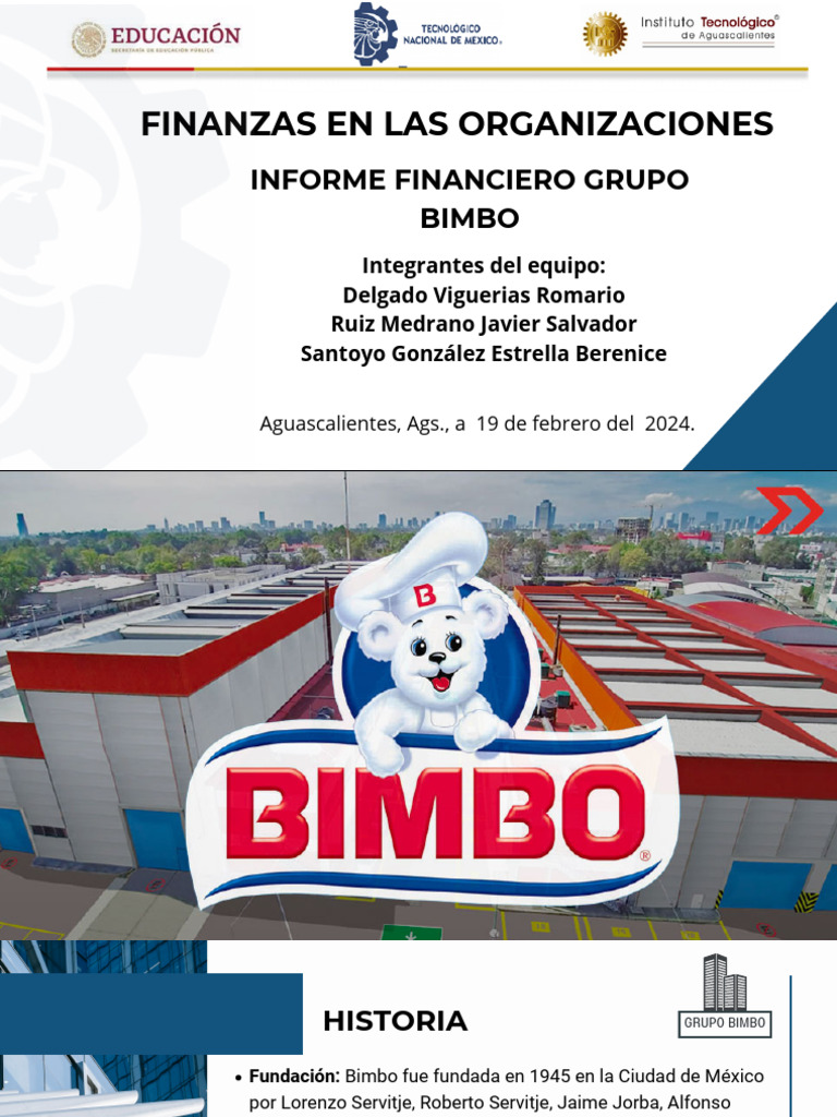 Estado Financiero BIMBO | PDF