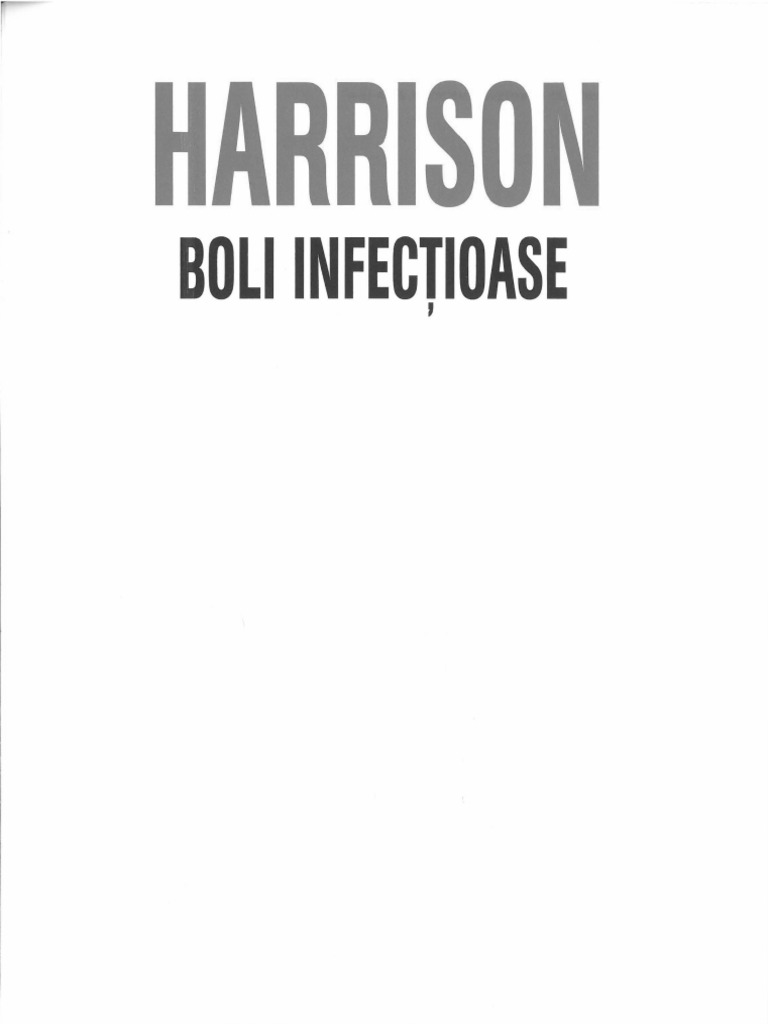 Harrison Boli Infectioase | PDF | Health Care | Medicine