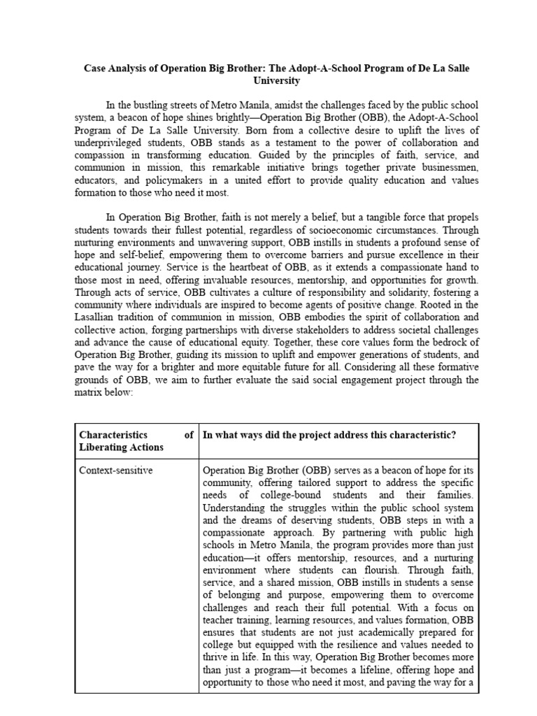Group 1 - Case Analysis | Download Free PDF | Mentorship | Social Psychology