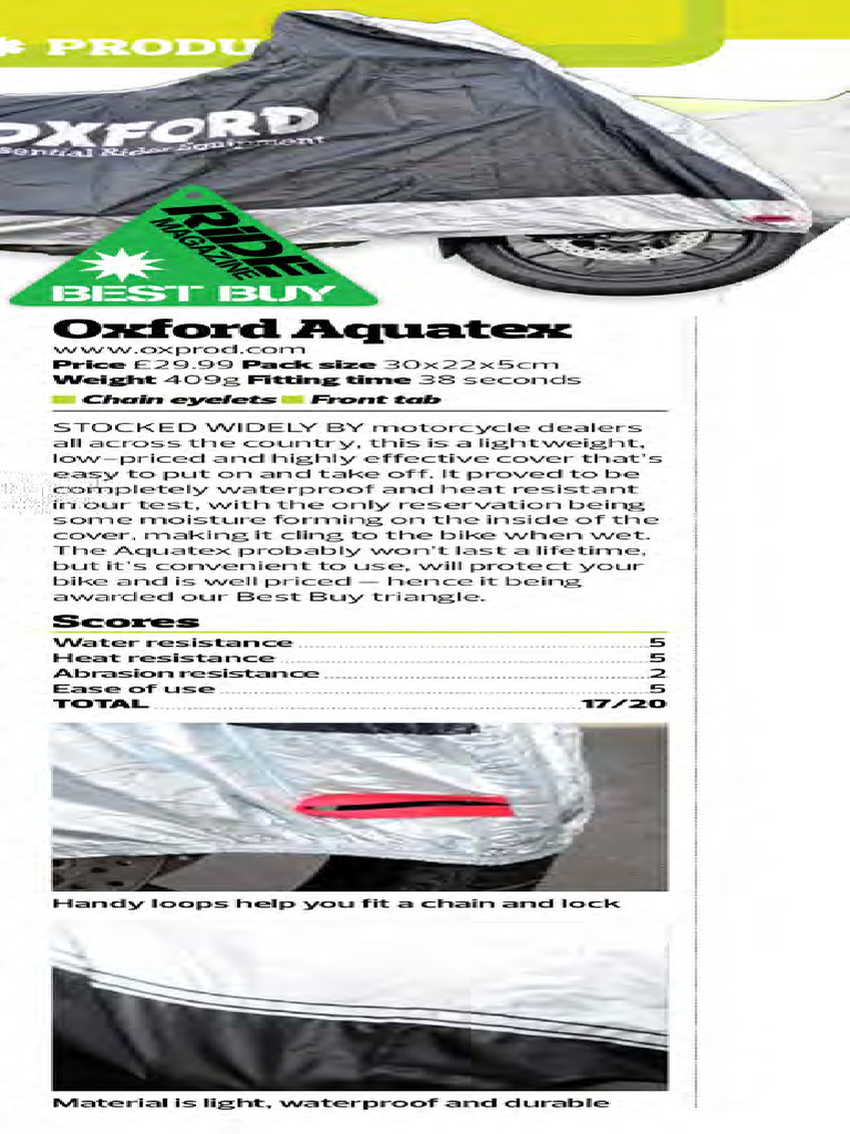 Aquatex RBB Review | PDF